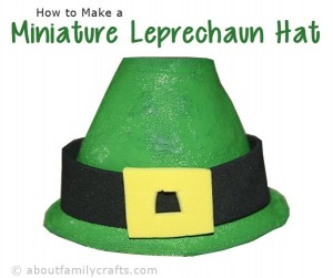 Miniature Leprechaun Hat Craft – About Family Crafts