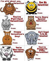 20 Printable Valentines for the Classroom – About Family Crafts